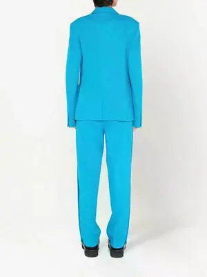 JW Anderson Aqua Mohair-wool Blend Trousers