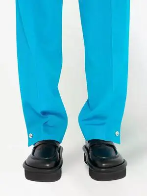 JW Anderson Aqua Mohair-wool Blend Trousers