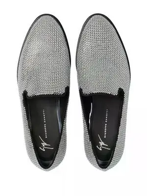 GIUSEPPE ZANOTTI Jareth Disco Crystal-embellished Loafers