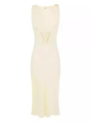 Elisabetta Franchi Corset Detail Midi Dress