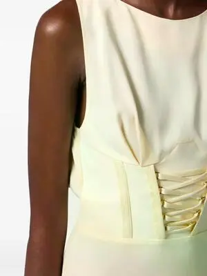 Elisabetta Franchi Corset Detail Midi Dress