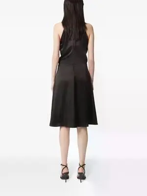 Nina Ricci Halterneck Ruched Dress