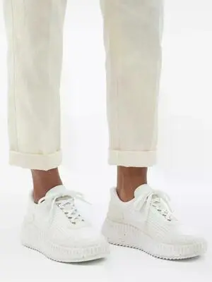 Chloé Nama Whipstitch-trim Sneakers