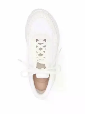 Chloé Nama Whipstitch-trim Sneakers