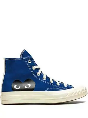 CONVERSE Comme Des Garçons Play Chuck 70 High Quartz Sneakers - Blue