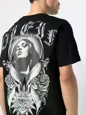 Philipp Plein Graphic-print Cotton T-shirt