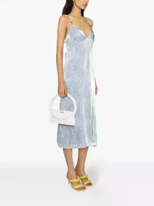 Michael Kors Floral Print Slip Midi Dress