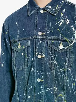Yohji Yamamoto Paint Splatter Denim Jacket