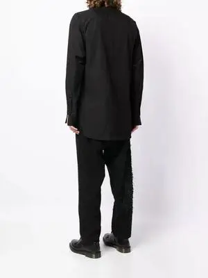 Yohji Yamamoto Bowtie-collar Oversized Shirt