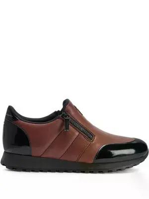 GIUSEPPE ZANOTTI Ilde Run Double-zip Low-top Sneakers - Brown
