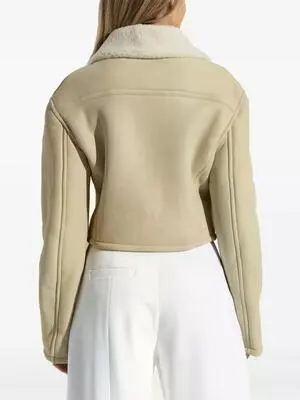 Jacquemus Double-breasted Shearling Jacket - Neutrals