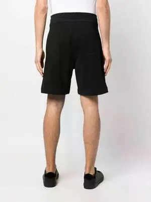 Canada Goose Logo Print Cotton Track Shorts