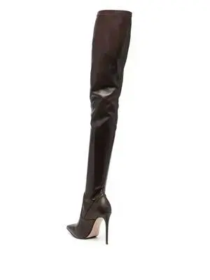 LE SILLA Eva 115mm Thigh-high Boots - Brown