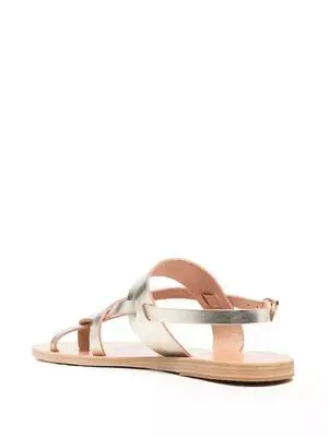 ANCIENT GREEK SANDALS Alethea Metallic-effect Sandals - Gold