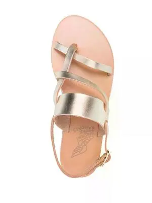 ANCIENT GREEK SANDALS Alethea Metallic-effect Sandals - Gold