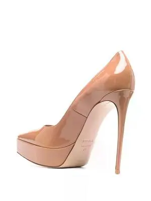 LE SILLA Uma 140mm Platform Pumps - Neutrals