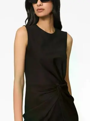 Dolce & Gabbana Sleeveless Draped Midi Dress