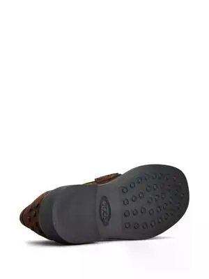TOD'S Suede Penny Slot Loafers