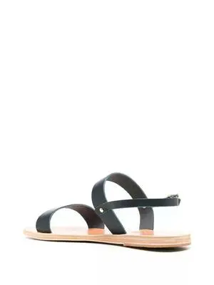 ANCIENT GREEK SANDALS Clio Leather Sandals - Blue
