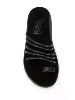 ANCIENT GREEK SANDALS Hypatia Strappy Sandals - Black
