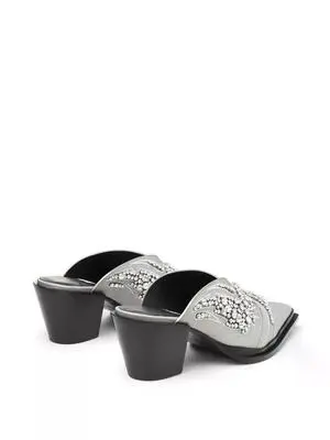 JIMMY CHOO Cece 60mm Glitter Mules