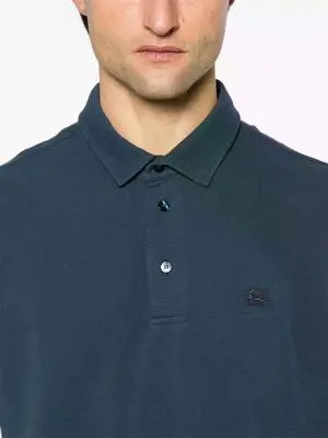 Etro Button Placket Polo Shirt