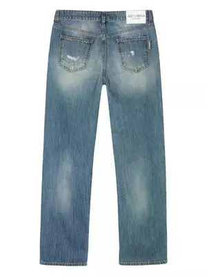 Just Cavalli Straight-leg Jeans With Faded Effect