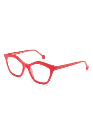 L.A. EYEWORKS Palapa Cat-eye Frame Eyeglasses - Red