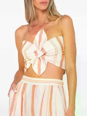 JBQ Clementine Strapless Top With Twist Detailing