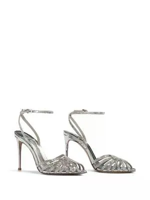 LE SILLA 110mm Crystal Embellished Stiletto Sandals