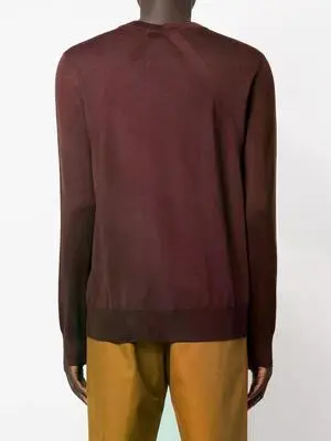JIL SANDER Crew Neck Fine Knit Wool Jumper