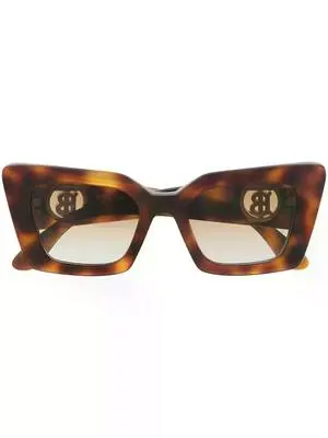 Burberry Square Frame Sunglasses - Brown