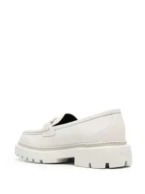 Bally Tonal Logo-plaque Loafers
