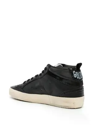 GOLDEN GOOSE Mid-star Leather Sneakers
