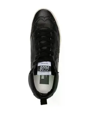GOLDEN GOOSE Mid-star Leather Sneakers