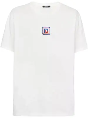 Balmain Pb Crew-neck T-shirt - White