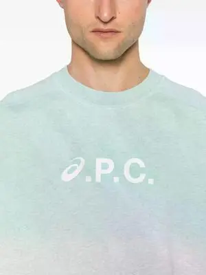 A.p.c. X Asics Tie-dye Logo Sweatshirt