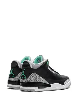 JORDAN Air 3 Retro High Top Sneakers - Black