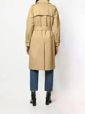 A.p.c. Greta Trench Coat In Sand Beige