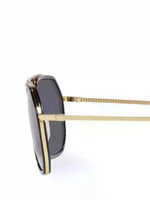 Dolce & Gabbana Double-bridge Pilot-frame Sunglasses