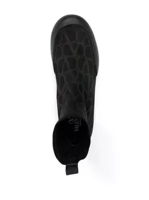 Valentino Garavani Toile Iconographe Sock Boots