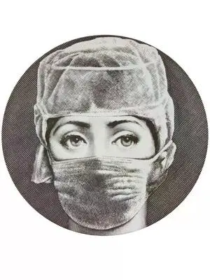 FORNASETTI Plate - Grey