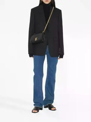 Burberry High-waisted Straight-leg Cotton Jeans