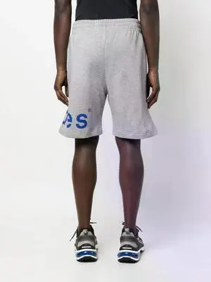 Études Studio Logo Print Organic Cotton Shorts