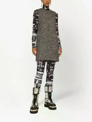 Dolce & Gabbana A-line Tweed Minidress