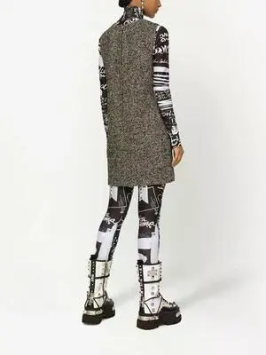 Dolce & Gabbana A-line Tweed Minidress