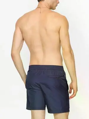 Dolce & Gabbana Logo-tag Swim Shorts - Blue