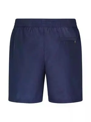 Dolce & Gabbana Logo-tag Swim Shorts - Blue