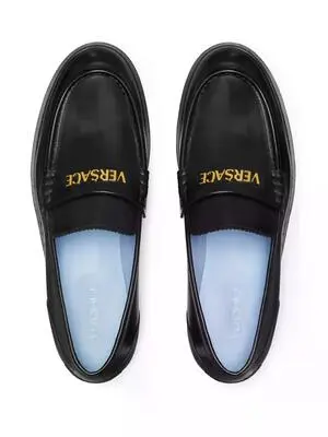 Versace Leather Loafers