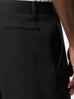 Versace Wide-leg Virgin Wool Trousers